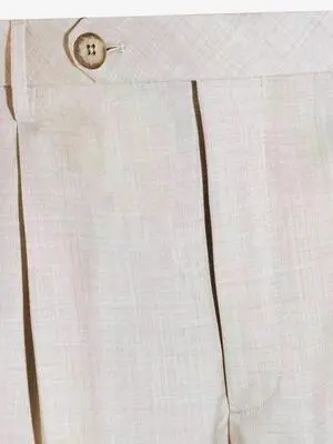 GTA Pleated Button-fastening Trousers