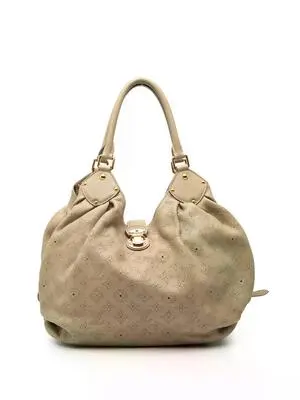 LOUIS VUITTON 2003-2019 Monogram Mahina L Hobo Bag - Brown