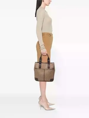 Celine 2016 Macadam Canvas Tote Bag