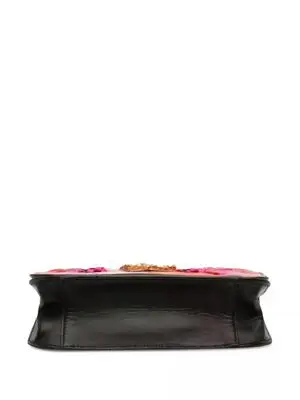 Versace Calfskin Jungle Weave Virtus Satchel