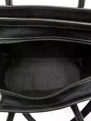 Celine Nano Leather Luggage Tote - Black