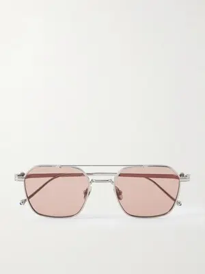 Cartier Pasha Aviator-style Sunglasses - Silver