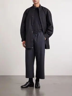 AMOMENTO Straight-leg Wool Trousers