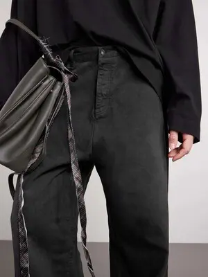 Balenciaga Wide-leg Jeans - Black