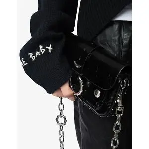 Zadig&Voltaire Kate Leather Wallet Bag - Black