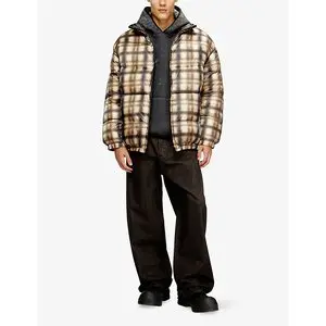 DIESEL® W-bourbon-enbm Reversible Padded Bomber Jacket