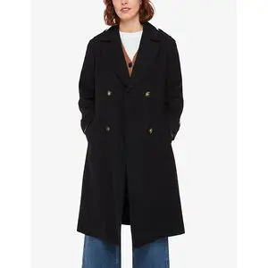 Whistles Riley Belted Woven Trench Coat