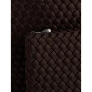 NAGHEDI Nomad Large Woven Hobo Bag - Chocolate