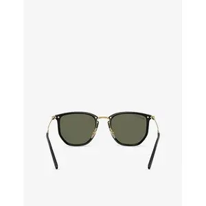 Ray-ban Irregular Frame Nylon Sunglasses - Black