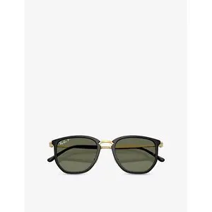 Ray-ban Irregular Frame Nylon Sunglasses - Black