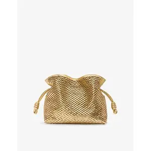 Loewe Flamenco Leather Clutch Bag