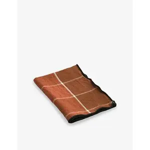 MAISON DE VACANCES Mimi Nara Linen And Cotton-blend Canvas Tea Towel - Argile