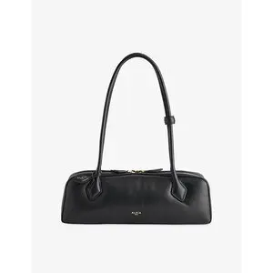 Alaïa Teckel Medium Leather Shoulder Bag - Noir