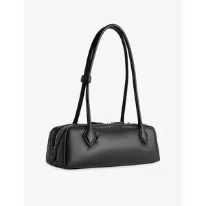 Alaïa Teckel Medium Leather Shoulder Bag - Noir