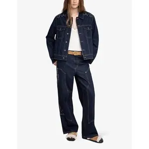 Zadig&Voltaire Western-stitch Denim Jacket