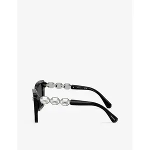 SWAROVSKI Sk6032 Square Sunglasses
