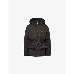 THE COUTURE CLUB Puffer Jacket With Belted Waist