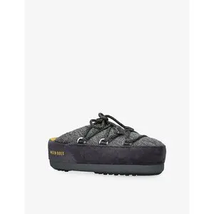 Moon Boot X Guest In Residence Evx Knit Mules - Grey/dark