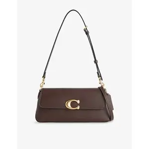 COACH Jet Leather Shoulder Bag
