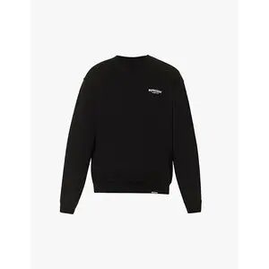REPRESENT Owners' Club Graphic-print Cotton-jersey Sweatshirt - Black
