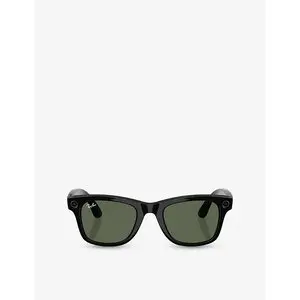 RAY-BAN META Wayfarer Square-frame Meta Ai Glasses - Black