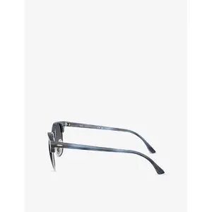 Ray-ban Clubmaster Square-frame Sunglasses - Blue