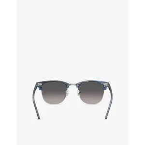 Ray-ban Clubmaster Square-frame Sunglasses - Blue