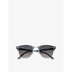 Ray-ban Clubmaster Square-frame Sunglasses - Blue