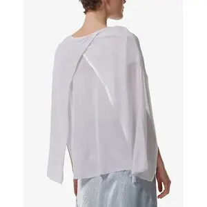 LEEM Capelet Sleeve Knitted Top