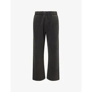 ENTIRE STUDIOS Straight-leg Cotton-jersey Jogging Bottoms - Washed Black