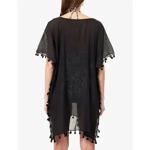 Seafolly Amnesia Cotton Kaftan - Black