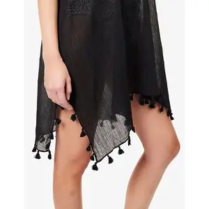 Seafolly Amnesia Cotton Kaftan - Black