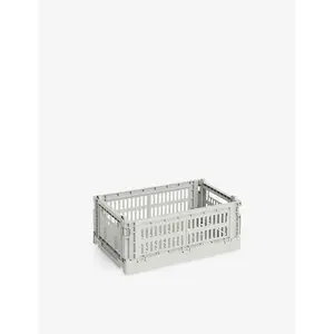 HAY Stackable Small Crate Grey