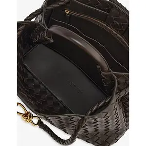 Bottega Veneta Andiamo Medium Leather Tote - Fondant