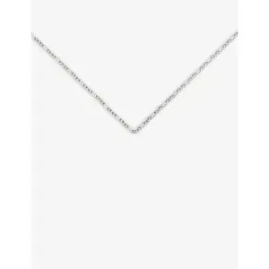 Monica Vinader Sterling Textured Link Chain Necklace - Silver