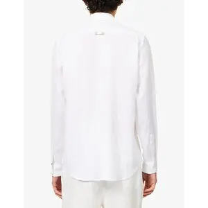 CHE Regular-fit Curved-hem Linen Shirt