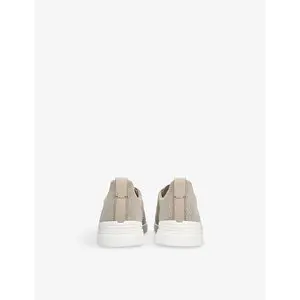 Zegna X3 Triple Stitch Woven Low-top Trainers - Grey/light