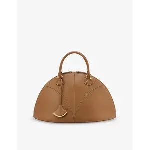 BVLGARI Marquise Large Leather Top-handle Bag
