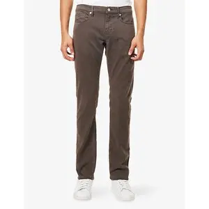 FRAME L'homme Slim-fit Stretch-denim Jeans - Mocha