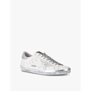 GOLDEN GOOSE Super-star Logo-embellished Leather Low-top Sneakers