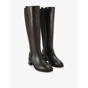 Carvela Liberty Leather Heeled Knee-high Boots