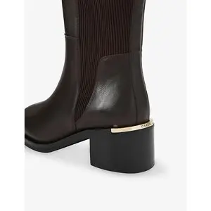 Carvela Liberty Leather Heeled Knee-high Boots
