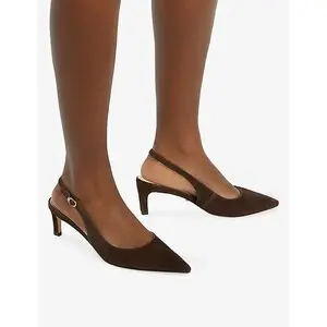 DUNE Celinna Heeled Leather Courts