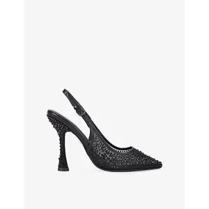 Kurt Geiger Aria Gem Woven Heeled Courts