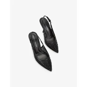 Kurt Geiger Aria Gem Woven Heeled Courts