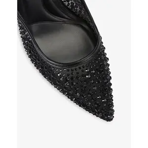 Kurt Geiger Aria Gem Woven Heeled Courts
