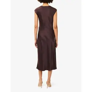 Theory Sleeveless Draped Midi Dress