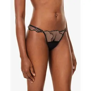 Bluebella Marabel Embroidered Sheer Thong