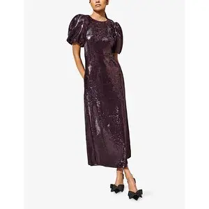 RO&ZO Sequin-embellished Maxi Dress