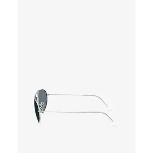 Ray-ban Explorer Iv Irregular Metal Sunglasses - Silver